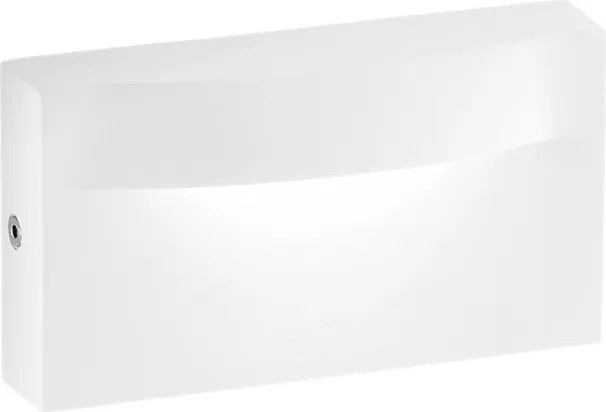 FAN LED-MOBULA-AP-BCO Nástěnné LED svítidlo Mobula (bílé) 8 W, 1100 lm, 3000 K, IP65, 137 x 40 x 75 mm - FANEUROPE