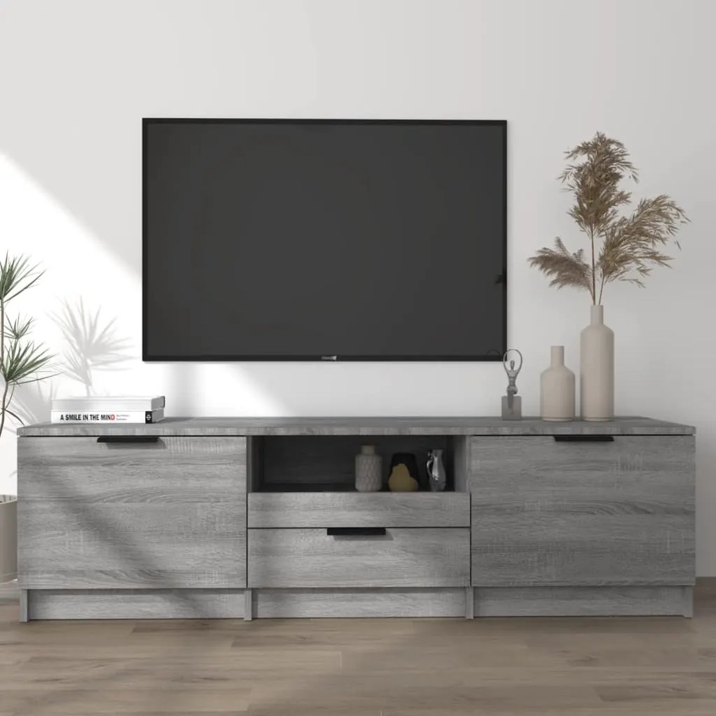 vidaXL TV skříňka 140 x 35 x 40 cm kompozitní dřevo [811452] Barva: Staré dřevo