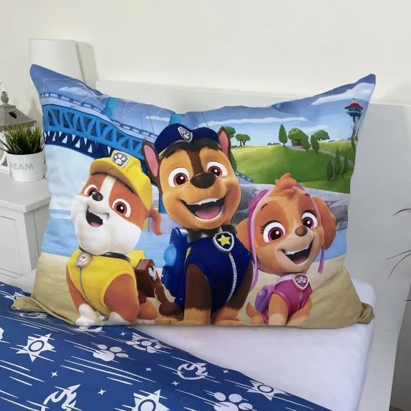 Jerry Fabrics Povlečení Paw Patrol PP457 Bridge 140x200, 70x90 cm