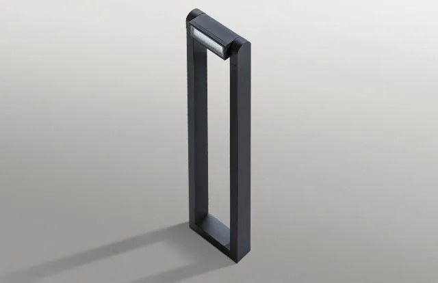 AZZ AZ2131 LED Venkovní sloupkové svítidlo Azzardo Frame 70 bright grey AZ2131 8W 800lm 3000K IP54 70cm světle šedé - AZZARDO
