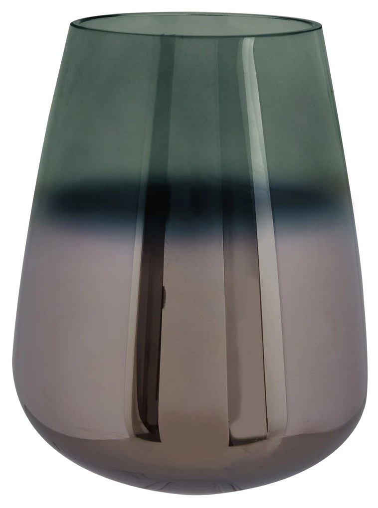 PRESENT TIME Zelená skleněná váza Oiled