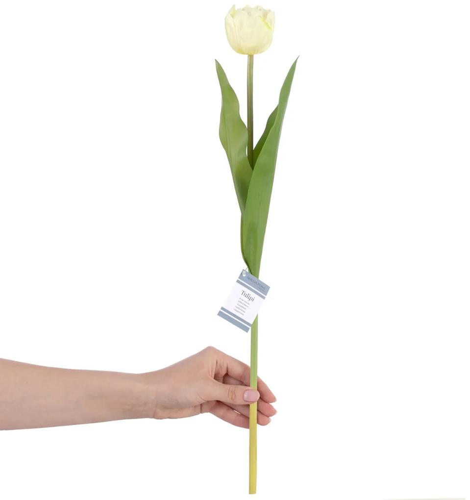 Umělý tulipán Krémový ANDREA