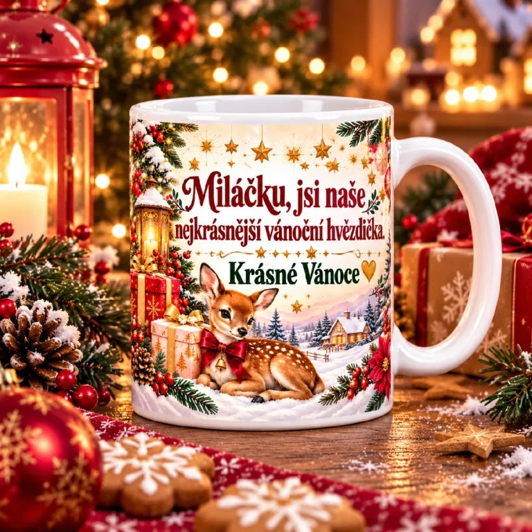 Vánoční hrnek pro vnučku – 300 ml