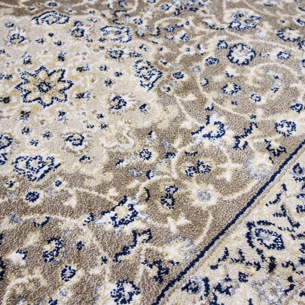 Angel Carpet, Kusový koberec Sultan 42 Beige, 80x150, béžová, kancelář