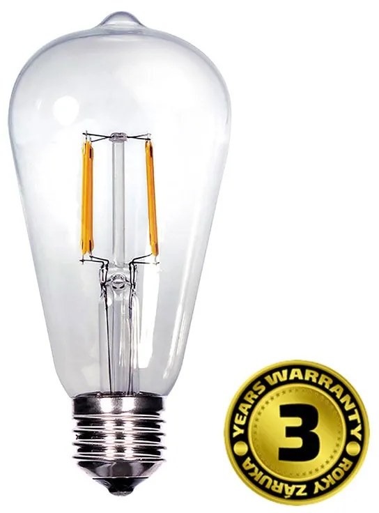 Solight LED žárovka retro, EDISON ST65, 8W, E27, 3000K, 360°, 810lm