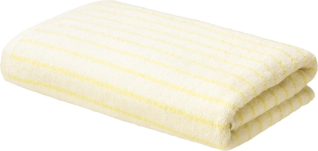Livarno® Froté osuška, 70 x 140 cm (bílá/žlutá)