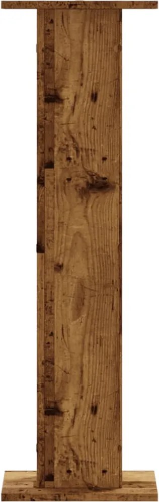 Stojany na rostliny 2 ks old wood 30x30x95 cm kompozitní dřevo 3307880