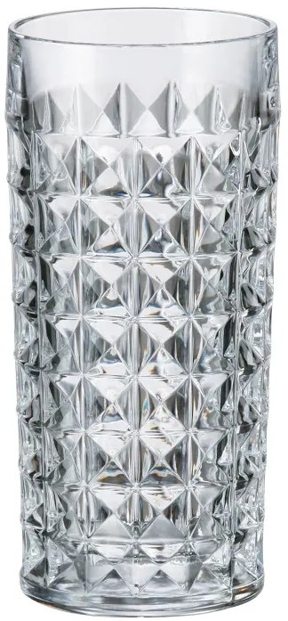 Crystalite Bohemia Long Drink sklenice na nealko nápoje Diamond 260 ml 6KS