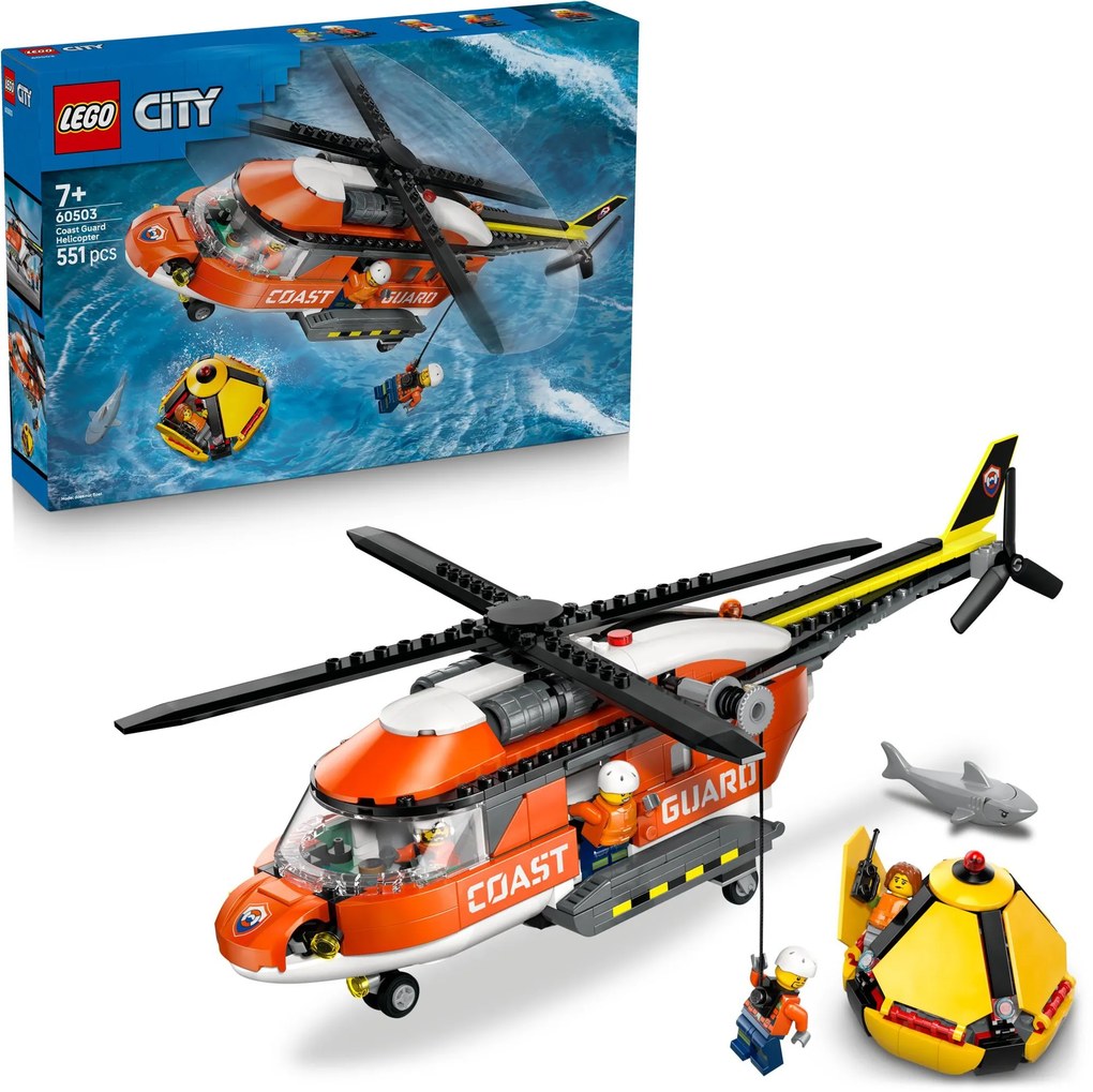 Lego® city 60503 helikoptéra pobřežní hlídky 5702018056936