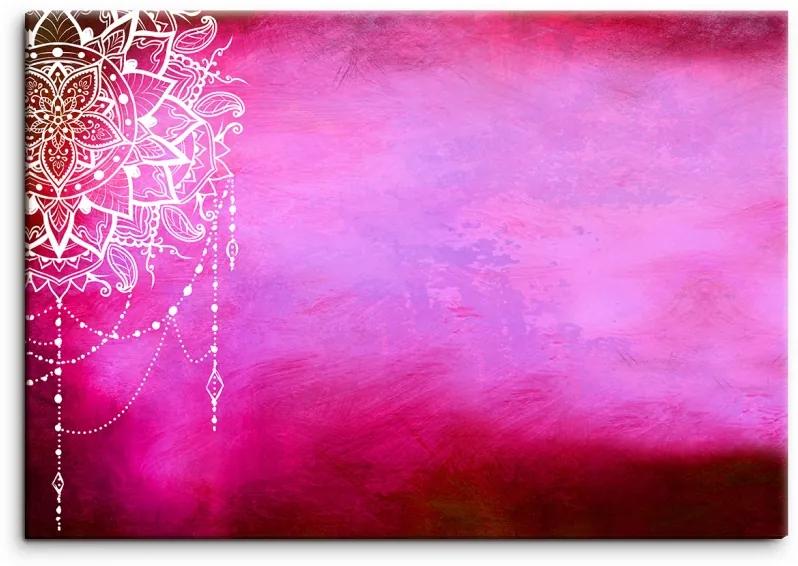 Malvis ® Obraz Mandala růžového potěšení Velikost: 150x100 cm
