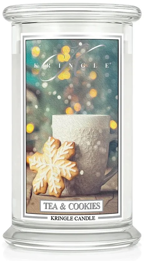 Kringle Candle svíčka Tea & Cookies (sójový vosk), 623 g