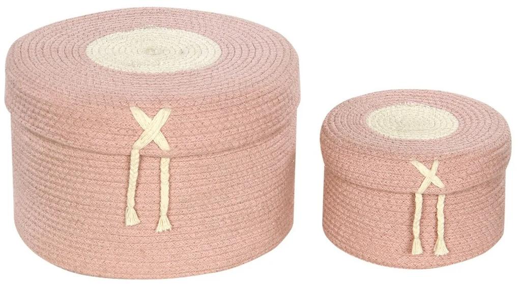 Lorena Canals úložný koš růžový ⌀ 30 - Candy Box