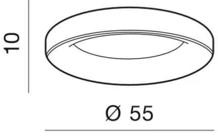 Azzardo AZ2726 - LED Stmívatelné stropní svítidlo SOVANA 1xLED/50W/230V+ DO