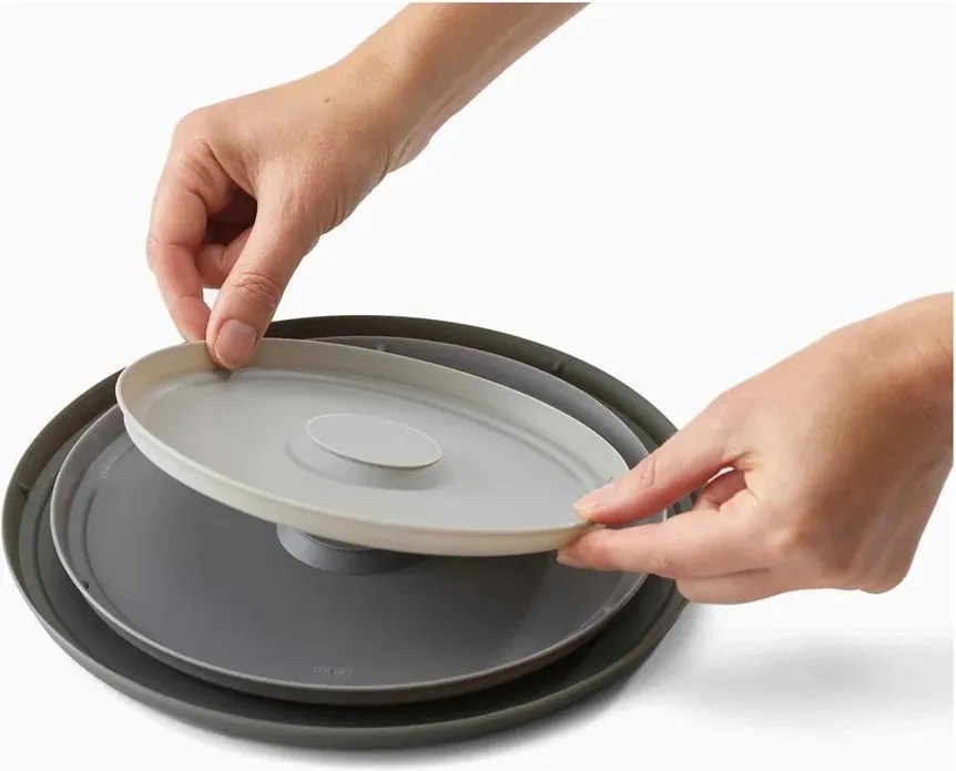 Nerezové mísy v sadě 4 ks ve stříbrné barvě ø 28,5 cm Nest Prep&Store – Joseph Joseph