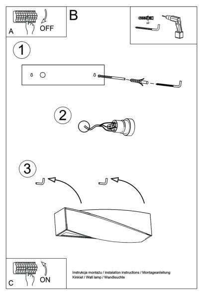 Sollux Sl.0003 - Nástěnné svítidlo SIGMA 1xE27/60W/230V bílá
