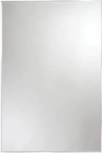 Zrcadlo na chodbu zeď do koupelny předsíně nalepovací s ozdobnou hranou GLOSSY 40 x 60 cm se strmou fazetou 713-021