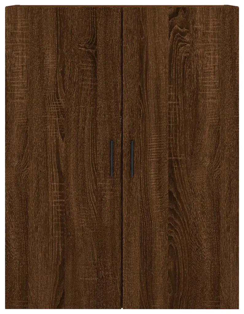 Skříň highboard hnědý dub 69,5 x 34 x 180 cm kompozitní dřevo,  3195698