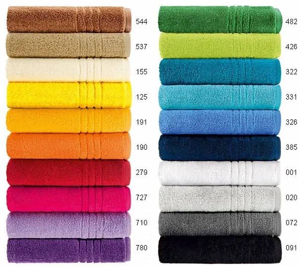Luxusní ručník a osuška MADISON 482 tm.zelená osuška 70x140 cm