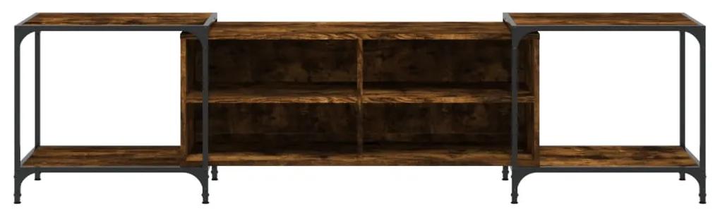 TV skříňka kouřový dub 203 x 37 x 50 cm kompozitní dřevo - Default Title