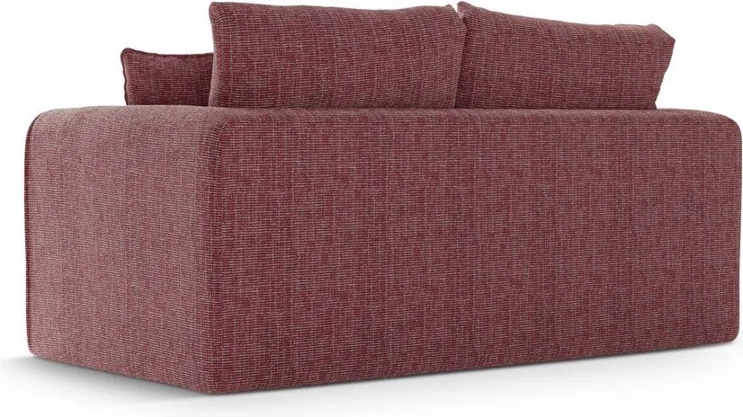 Tmavě růžová rozkládací pohovka 158 cm Lido – Micadoni