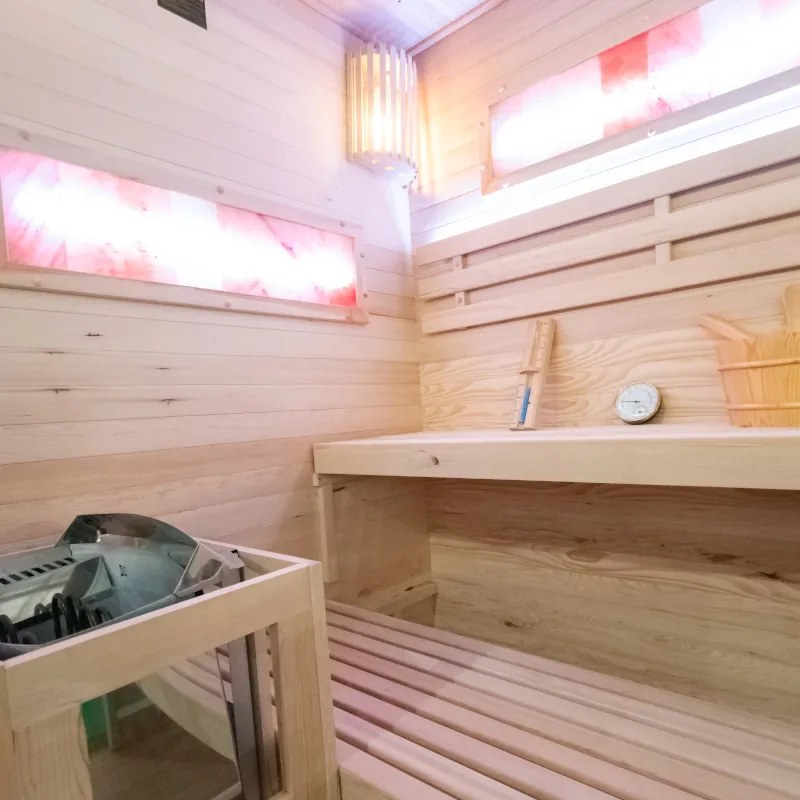 BPS-koupelny Finská sauna Relax HYD-6193 140x150, 3-4 osoby