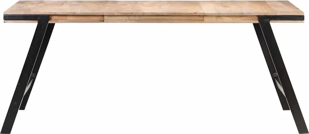 Jídelní stůl 180 x 90 x 76 cm masivní mangovníkové dřevo 288119