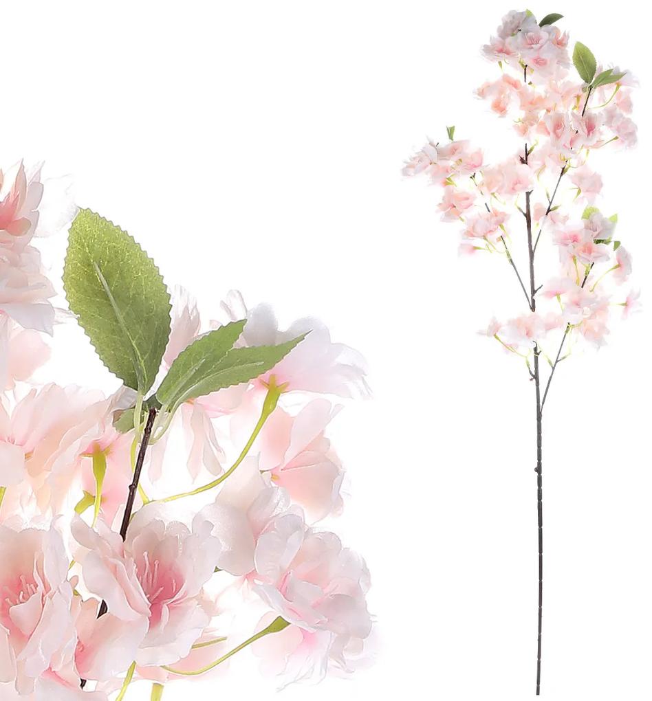 Třešňové květy, barva bílo-růžová.Květina umělá KN5108 WT-PINK