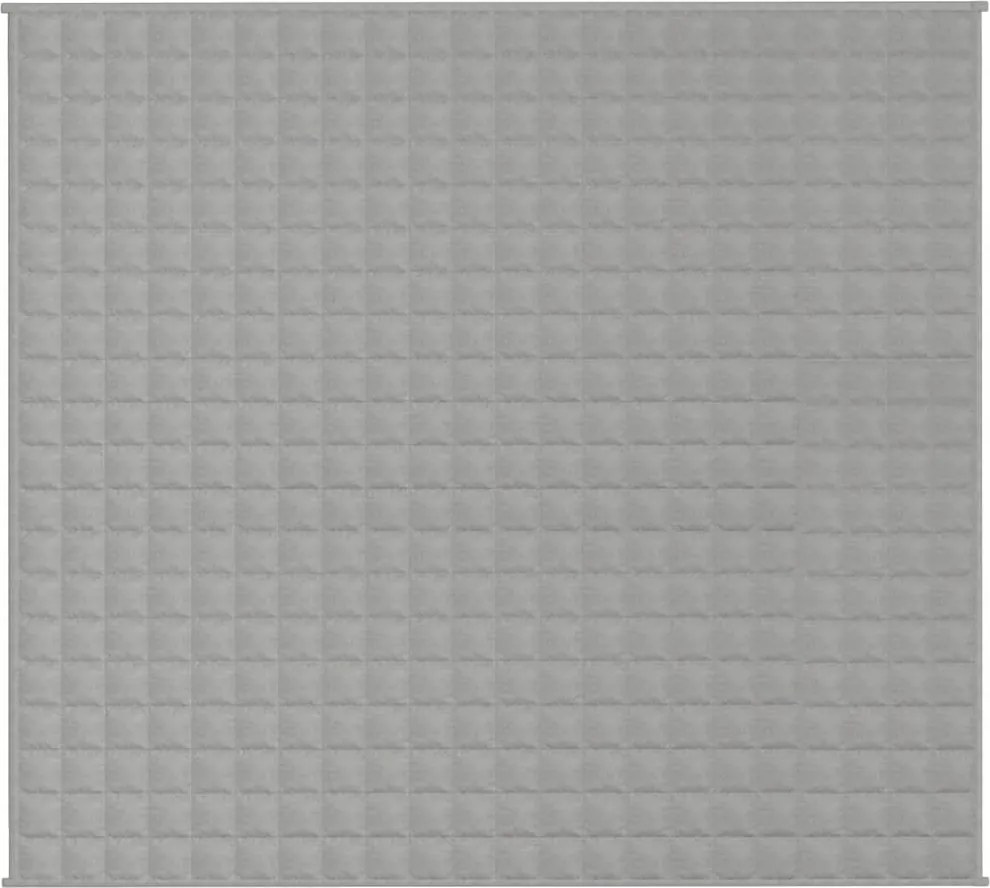 Zátěžová deka šedá 200 x 230 cm 9 kg textil 3154786
