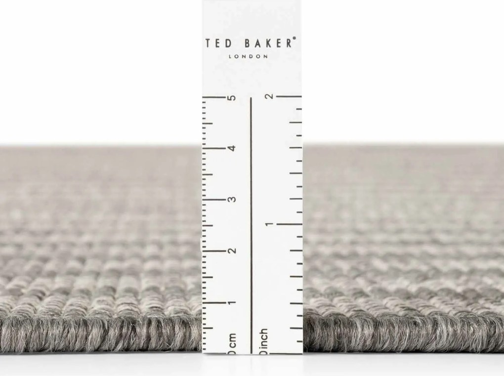 Ted Baker, Kusový koberec Ted Baker Haringey 106398 Grey White, 160x230, šedá, chodba / předsíň
