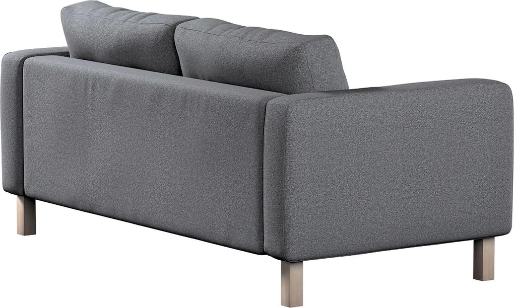 Potah na pohovku IKEA Karlstad 2-místná, nerozkládací, krátký barva šedá látka pletený vzor