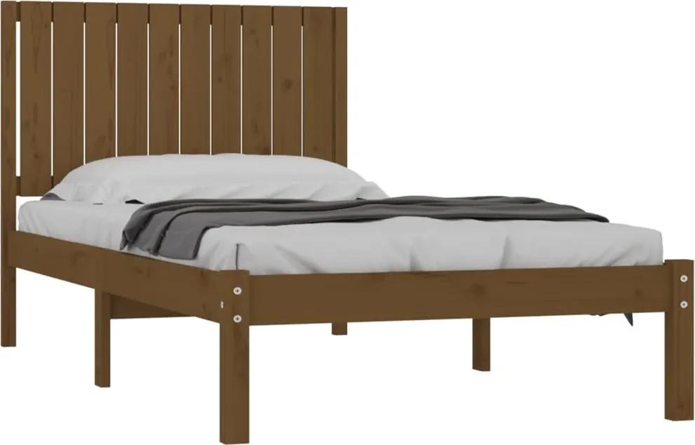 vidaXL Rám postele masivní borovice 100 x 200 cm [3104406] Barva: Přírodní