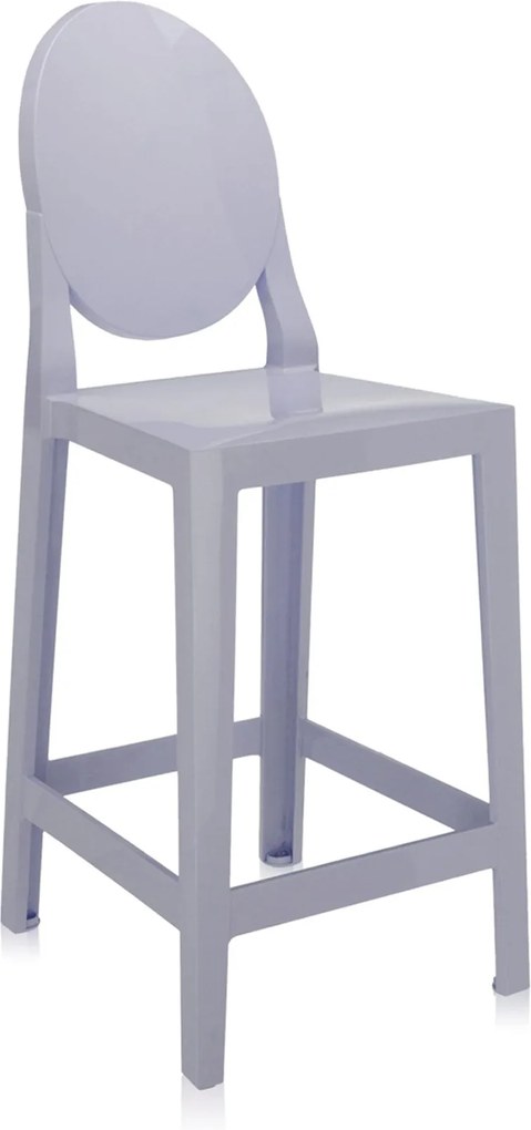 Kartell - Barová židle One More vysoká, levandulová