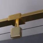 Aplomo Fresh Line obdélníkový sprchový kout, gold Orientace: Pravá, Rozměr koutu: 120x80cm
