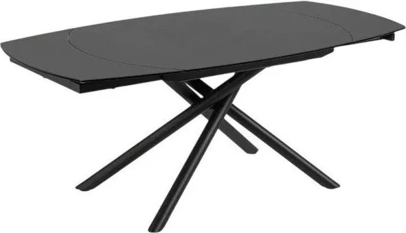 Rozkládací jídelní stůl s přídavnou deskou s keramickou deskou 100x130 cm Yodalia – Kave Home