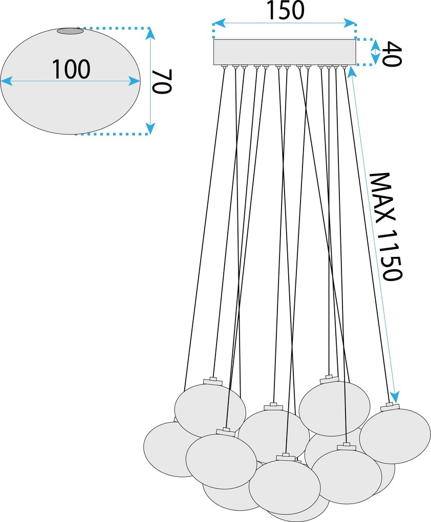 Toolight Rea, LAMP MS025-13CP Chrome, OSW-09640