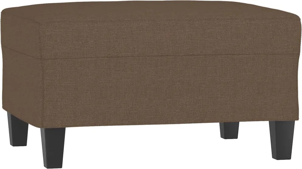 4dílná sedací souprava s polštáři hnědá textil 3201643