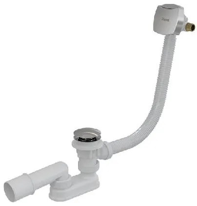 Ravak - Vanový odtokový komplet 800 s napouštěním přepadem II ClickClack, chrom X01505