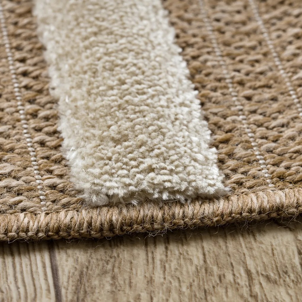 Dywany Łuszczów, Kusový koberec Spark 0686A beige/cream, 140x190, béžová, chodba / předsíň