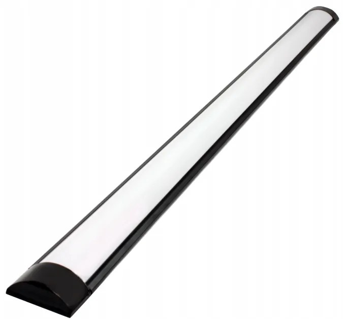 4x LED panel MARS - černé svítidlo SLIM - 120cm - 36W - 230V - 3600Lm - studená bílá