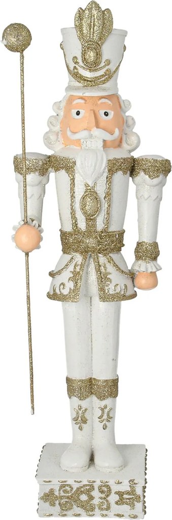 Figurka Louskáčka 55 cm bílá