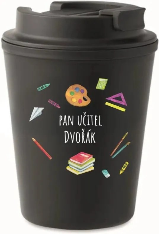 Personalizovaný cestovní termohrnek pro paní učitelku/pana učitele (pomůcky)
