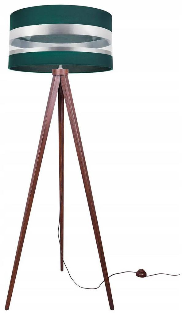 Podlahová lampa INTENSE CHROME, 1x textilní stínítko (výběr z 6 barev), (výběr z 5 barev konstrukce), (fi 40cm)