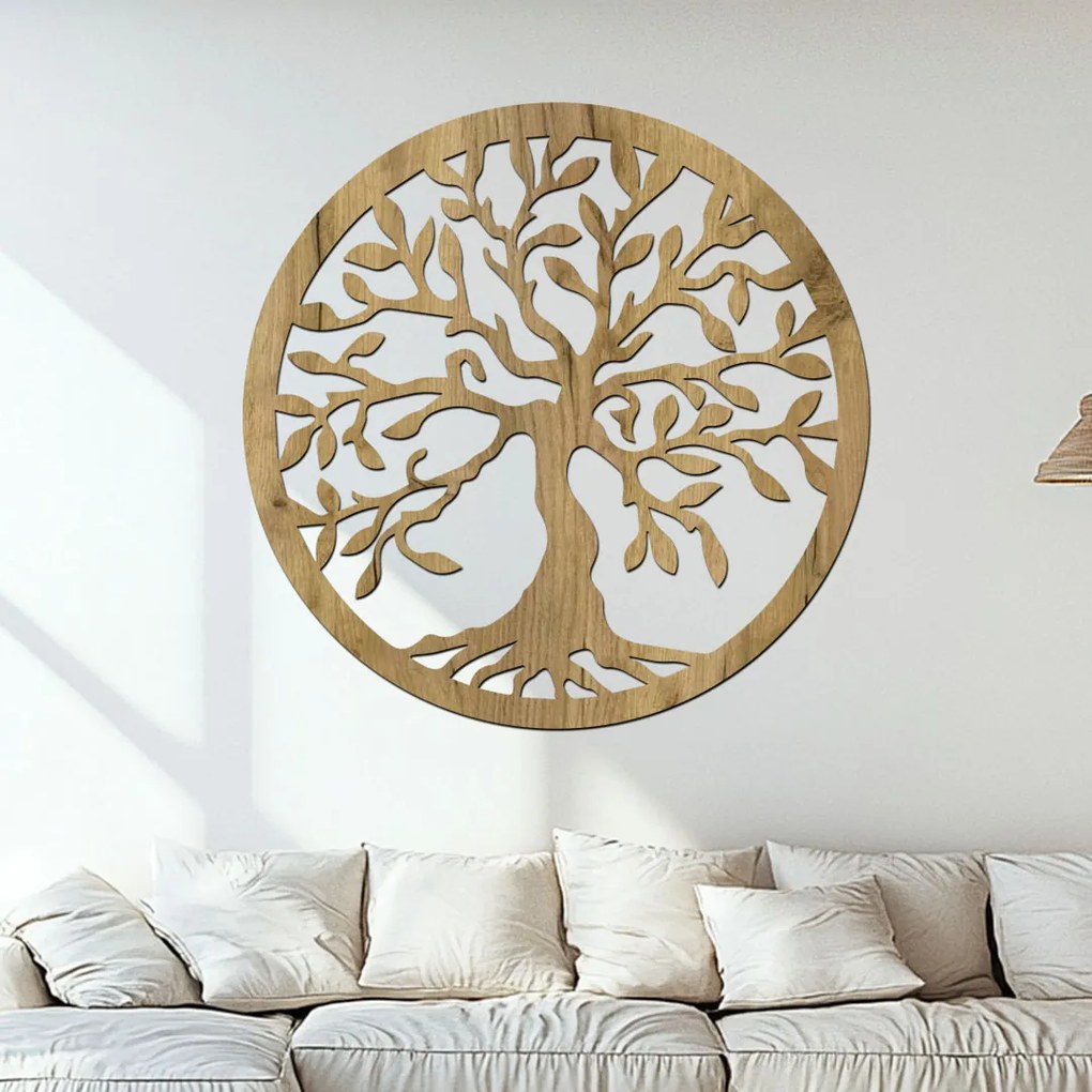 dřevo života Dřevěný strom PROMĚNY Zvolte barvu dekoru: Buk, Zvolte rozměr Ø (cm): 80