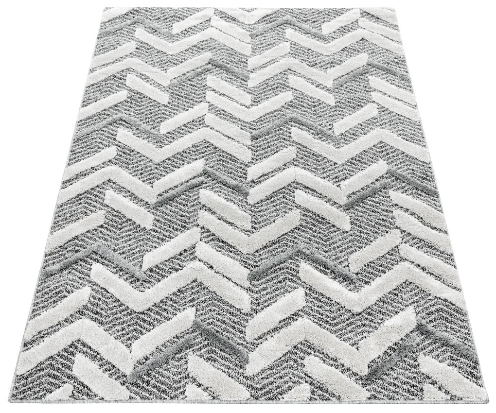 Ayyildiz Kusový koberec PISA 4705, Šedá Rozměr koberce: 140 x 200 cm