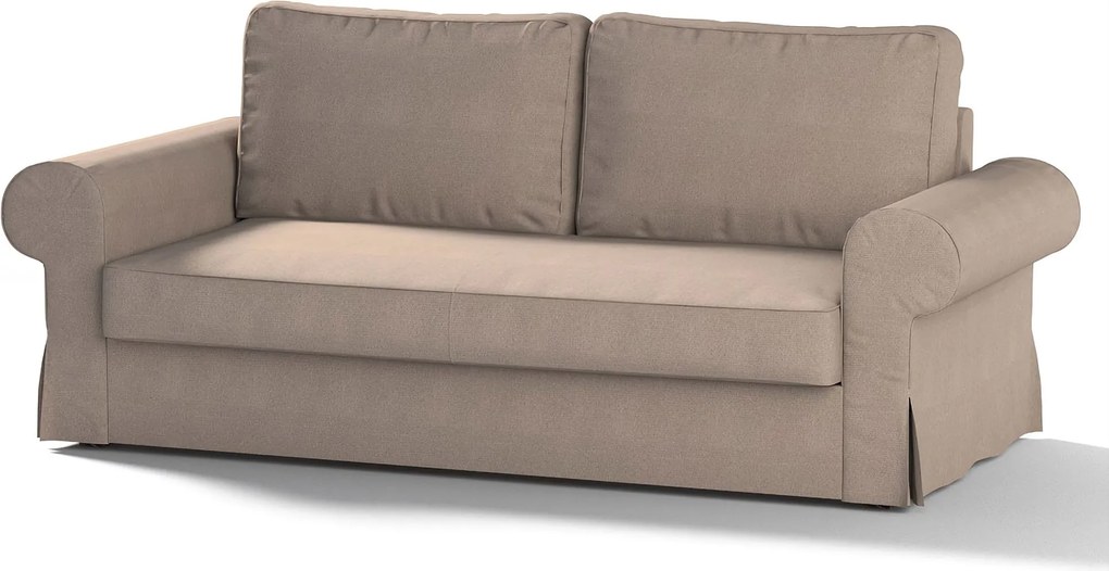 Potah na pohovku IKEA Backabro,  3-místná, rozkládací barva béžová látka pletený vzor