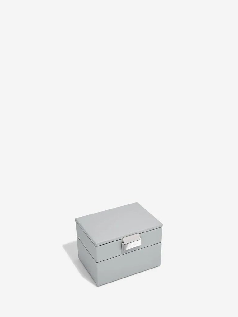 Mikro krabička na šperky Stackers Micro Jewellery Box Pebble Grey | šedá 76153