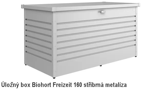 Biohort Úložný box FreizeitBox 160HIGH Barva: šedý křemen metalíza