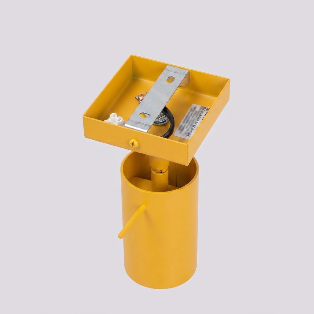 Sollux Lighting Nástěnné svítidlo RING žluté