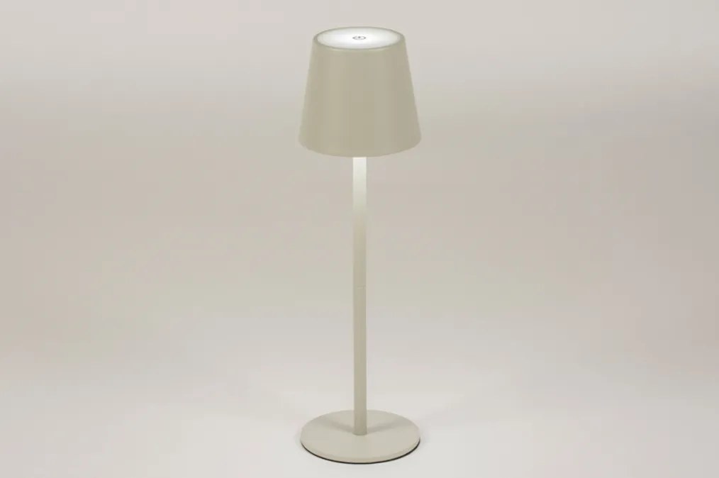 Stolní minimalistická lampa Ultima Taupe