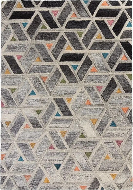 Flair Rugs koberce Kusový koberec Moda River Grey/Multi Rozměry koberců: 200x290